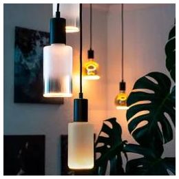 Segula LED-Leuchtmittel "LED Zylinder smokey matt", Energieeffizienz: G (A-G), grau, L:21cm &Oslash;:9cm, Leuchtmittel, handmade
