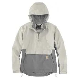 Outdoorjacke Carhartt "Anorak", Damen, Gr. M, wei&szlig; (wei&szlig;, grau), Obermaterial: 100% Polyester PES., Jacken Outdoorjacke