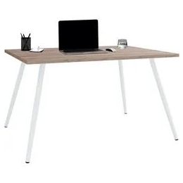 Schreibtisch Vcm "Schreibtisch B&uuml;rotisch Computertisch Salia 110x80", braun (sonoma, eiche), B:110cm T:80cm, Tische, Schreibtisch
