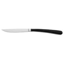 Pinti Inox Steakmesser PINTINOX "KOBE mit S&auml;geschliff", schwarz, B:7mm, Edelstahl, Kunststoff, Essmesser