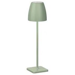 NOVA LUCE Au&szlig;en-Tischleuchte "COLT", gr&uuml;n (olive gr&uuml;n), &Oslash; 11cm H: 38cm, 1 Stk., Leuchten, Dimmbar