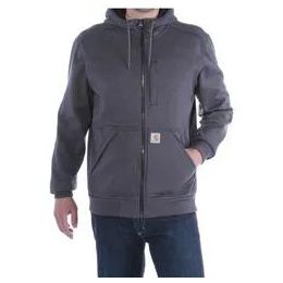Funktions-Kapuzensweatjacke Carhartt "Sweat", Herren, Gr. XL, grau, Obermaterial: 65% Polyester PES. 27% Baumwolle CO. 8% Polyurethan PU., Sweatjacken