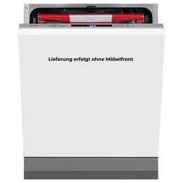 Exquisit vollintegrierbarer Geschirrsp&uuml;ler "Geschirrsp&uuml;ler", Energieeffizienz: B (A-G), silberfarben, B:59,8cm H:81,5cm T:55cm, Geschirrsp&uuml;ler, AquaStop-Vollwasserschutz sch&uuml;tzt vollst&auml;ndig vor Wassersch&auml;den