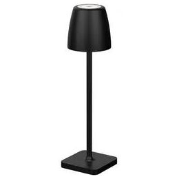 NOVA LUCE Au&szlig;en-Tischleuchte "COLT", schwarz, &Oslash; 8cm H: 30cm, 1 Stk., Leuchten, Dimmbar