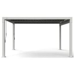 Pergola Sojag "Hana 1013 Beige", creme, B:300,5cm H:225,3cm T:400,2cm, Pergolen, Massive Aluminiumkonstruktion