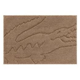 Badematte Lacoste "&raquo;LHERITAGE&laquo;", sand, H:20mm, Polyester, Badematten, Badematte, hochwertige Badematte in Gr&ouml;&szlig;e 50x80 cm