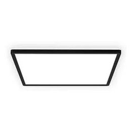 B.K.LICHT LED Panel "SHALLOW", matt, schwarz, 1, H: 3cm, 1 Stk., Leuchten, 29x29x3 cm, Badlampe, Badezimmer, K&uuml;che, Wohnzimmer
