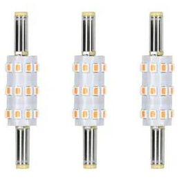Paulmann LED-Leuchtmittel "3er Pack 90lm 2200K 24V", Energieeffizienz: G (A-G), silberfarben, L:6,2cm &Oslash;:1,4cm, Leuchtmittel