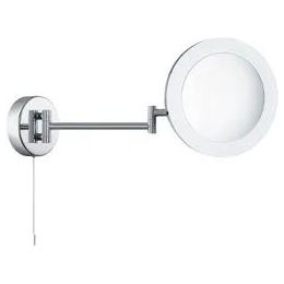 Searchlight Spiegelleuchte "Magnifying-Badezimmerspiegel - Chrommetall & Spiegel", Energieeffizienz: G (A-G), chromfarben, H: 20cm, 1 Stk., Leuchten, Spiegelleuchte