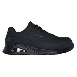 Sicherheitsschuh Skechers "BLK UNO" Gr. 45, schwarz, 45, Obermaterial: 100% Textilmaterial TEXMAT., Schuhe
