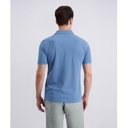 Poloshirt Pierre Cardin, Herren, Gr. L, blau heaven, Piqu&eacute;, Obermaterial: 100% Baumwolle, unifarben, normal h&uuml;ftbedeckend, V-Ausschnitt, Shirts, offener Polokragen
