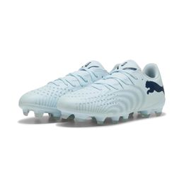 Fu&szlig;ballschuh Puma "FUTURE 9 PLAY FG/AG", Damen, Gr. 44, icy blau, blau jewel, Synthetik, Schuhe Fu&szlig;ballschuh, f&uuml;r Rasen- und Kunstrasenpl&auml;tze, leichtes Obermaterial aus Synthetik
