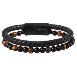 Adelia&acute;s Armband ADELIA ́S "Unisex Armband &ndash; Lederarmband aus Leder mit Perle 23 cm", schwarz, Armb&auml;nder, Damen, 23cm, Leder, Armband, Eine sch&ouml;ne Geschenkidee f&uuml;r jeden Anlass