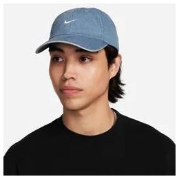 Baseball Cap Nike SPORTSWEAR "U NK CLUB CAP U CB DENIM 24 L", Herren, Gr. M, work blau, wei&szlig;, Obermaterial: 100% Baumwolle, Caps, sportlicher Stil, f&uuml;r Erwachsene, f&uuml;r sportliche Aktivit&auml;ten