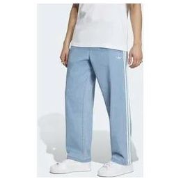 Sporthose Adidas ORIGINALS "FIREBIRD, DENIM", Herren, Gr. XXL, N-Gr, light blau, normal, gr., Obermaterial: 50% Baumwolle, 50% Lyocell, Hosen Sporthose