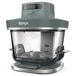 Ninja Hei&szlig;luftfritteuse "CRISPi PRO 7-in-1 Glas-Air-Fryer - Beige AS101EULG", grau, B:17,8cm H:33,2cm T:29,8cm, Fritteusen, 7 Kochfunktionen, Vorbereitung, Zubereitung + Aufbewahrung von Speisen