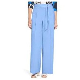 Stoffhose Betty Barclay "Damen unifarben", Damen, Gr. 38, Normalgr&ouml;&szlig;en, azurine, Obermaterial: 86% Polyester, 14% Elasthan, relaxed fit lang, Hosen Stoffhose