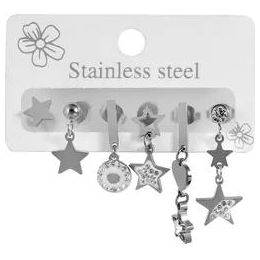 Adelia&acute;s Kettenanh&auml;nger ADELIA ́S "Damen Anh&auml;nger &ndash; Anh&auml;nger aus Edelstahl mit Strass Steinchen", silber, Schmuckanh&auml;nger, Damen, Edelstahl, Kettenanh&auml;nger, Sch&ouml;ne Geschenkidee zum Weihnachten