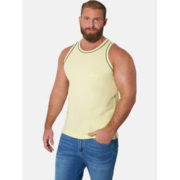 Muskelshirt Jan Vanderstorm "Tanktop HEGON", Herren, Gr. 3XL, gelb (hellgelb), Obermaterial: 100% Baumwolle CO., Shirts