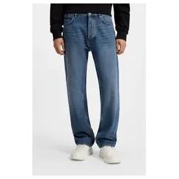 HUGO BOSS Regular-fit-Jeans HUGO BLUE "Jonah", Herren, Gr. 38, L&auml;nge 34, blau (navy416), Denim/Jeans, Obermaterial: 100% Baumwolle, unifarben, regular fit lang, Jeans, regular fit