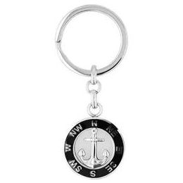 Adelia&acute;s Kettenanh&auml;nger ADELIA ́S "Unisex Anh&auml;nger &ndash; Schl&uuml;sselanh&auml;nger aus Edelstahl", schwarz, Schmuckanh&auml;nger, Damen, Edelstahl, Kettenanh&auml;nger, Sch&ouml;ne Geschenkidee zum Weihnachten