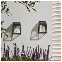 Au&szlig;en-Wandleuchte Luxform "Solar-Wandleuchte - Vigo - LED - 3 St&uuml;ck", schwarz, 3 Stk., Leuchten, Solarbetrieben