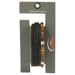 Adelia&acute;s Armband ADELIA ́S "Herren Armband &ndash; Lederarmband aus Leder 23 cm", schwarz, Armb&auml;nder, Herren, 23cm, Leder, Armband, Zum Verschenken &ndash; passend f&uuml;r viele Anl&auml;sse