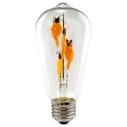 Segula LED-Filament "LED Rustika big down klar, E27", transparent, klar, L:14,5cm &Oslash;:6,5cm, Leuchtmittel