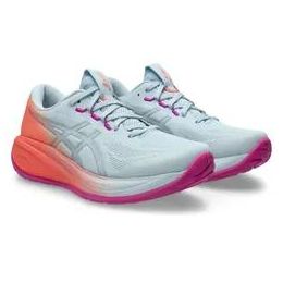 Laufschuh asics "GEL-CUMULUS 28", Damen, Gr. 43,5, sky, sun coral, Synthetik, Schuhe Laufschuh