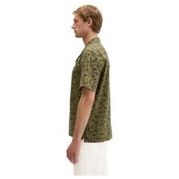 Marc O'Polo Kurzarmhemd MARC O'POLO "mit sommerlichem Blattmotiv", Herren, Gr. 3XL, Normalgr&ouml;&szlig;en, medium gr&uuml;n, Obermaterial: 100% Baumwolle, bedruckt, regular fit normal, normaler Saum, Hemden