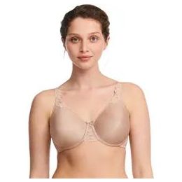 B&uuml;gel-BH Chantelle "HEDONA", Damen, Gr. 85, Cup D, beige, Obermaterial: 75% Polyamid, 25% Elasthan, BHs B&uuml;gel-BH, blickdichtes Gewebe, Guipure Spitze, leichter Minimizer-Effekt