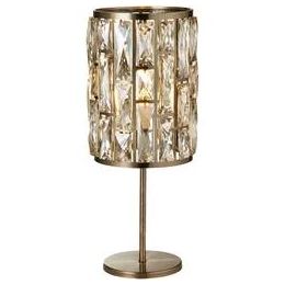 Searchlight Tischleuchte "Bijou Table Lamp", antikmessing, 1, &Oslash; 19,5cm H: 30cm, 1 Stk., Leuchten, Tischleuchte