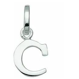 Adelia&acute;s Buchstabenanh&auml;nger ADELIA ́S "Buchstabenanh&auml;nger C 925 Silber &ndash; Silberanh&auml;nger Buchstabe C", silber, Schmuckanh&auml;nger, Damen, C, Silber 925 (Sterlingsilber), Silberanh&auml;nger Buchstabe C