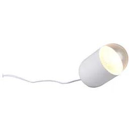 Trio REALITY LEUCHTEN Tischleuchte "NARA, Tischlampe inkl. Leuchtmittel 1x E27 806 Lumen 2700K warmwei&szlig;", wei&szlig; matt, 1, &Oslash; 10,5cm H: 14,5cm, 2 Stk., Leuchten, Tischleuchte mit Schnurschalter und wechselbarem Leuchtmittel (inkl.), Tischleuchte