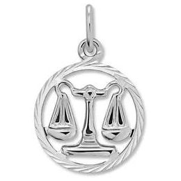 Sternzeichenanh&auml;nger ONE ELEMENT "Sternzeichen Anh&auml;nger aus 925 Silber", silber, Schmuckanh&auml;nger, Damen, WaageimSetmitHalskette, Steinbock, Silber 925 (Sterlingsilber), Sinnbild Ihrer Pers&ouml;nlichkeit &ndash; eine sch&ouml;ne Idee zum Verschenken