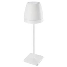 NOVA LUCE Au&szlig;en-Tischleuchte "COLT", wei&szlig;, &Oslash; 11cm H: 38cm, 1 Stk., Leuchten, Dimmbar