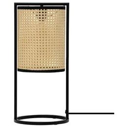 NOVA LUCE Stehlampe "ERTO", natur, schwarz, 2, &Oslash; 26cm H: 56cm, 1 Stk., Leuchten, Stehlampe
