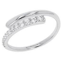 Fingerring Tom Tailor "Schmuck Geschenk Silber 925" Gr. 60, silberfarben, kristallwei&szlig;, Fingerringe, Damen, 60, Silber 925 (Sterlingsilber), 1,5mm, Fingerring, mit Zirkonia (synth.)