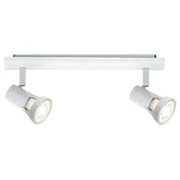 Paulmann LED Deckenleuchte "Teja", wei&szlig;, 2, H: 12cm, 1 Stk., Leuchten, GU10, LED Deckenleuchte