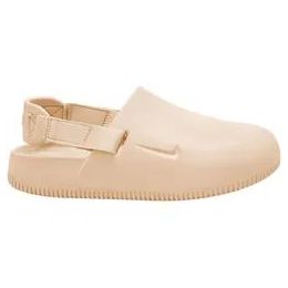 Badesandale Nike SPORTSWEAR "W CALM MULE", Damen, Gr. 40,5, chalk, chalk, Synthetik, Textil, Schuhe, Badelatschen