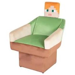 Drehsessel Phoenix, gr&uuml;n, B:69cm H:96cm T:75cm, 100% Polyester, Sessel, Drehsessel