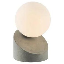 NOWA Tischleuchte "ALISA", grau, &Oslash; 10cm H: 16cm, 1 Stk., Leuchten, Tischlampe Nachttischlampe Deko-Tischleuchte Schlafzimmer, Tischleuchte
