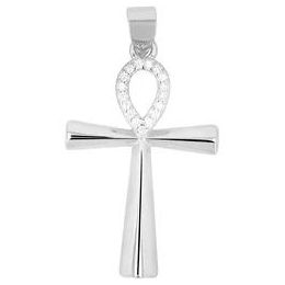 Adelia&acute;s Kettenanh&auml;nger ADELIA ́S "Damen Anh&auml;nger &ndash; Schl&uuml;sselanh&auml;nger aus 925 Silber mit Zirkonia", silber, Schmuckanh&auml;nger, Damen, Silber 925 (Sterlingsilber), Kettenanh&auml;nger, Perfekt zum Verschenken an besondere Menschen