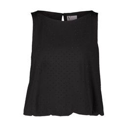 T-Shirt Vera Mont "Damen im Glitzer-Look", Damen, Gr. 34, schwarz, Obermaterial: 95% Polyester, 5% Elasthan. Futter: 100% Polyester, festlich, figurumspielend h&uuml;ftlang, Rundhals, Shirts T-Shirt