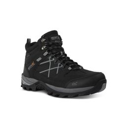 Sneaker Regatta "Samaris III", Herren, Gr. 41, schwarz (schwarz, grau), Obermaterial: 100% Polyurethan PU., Schuhe Sneaker