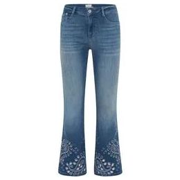 5-Pocket-Jeans Brax "Style SHAKIRA S BOOT", Damen, Gr. 42, Normalgr&ouml;&szlig;en, stein, Denim/Jeans, 79% Baumwolle, 11% Polyester, 8% Lyocell, 2% Elasthan, Jeans 5-Pocket-Jeans