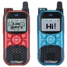 Walkie Talkie Vtech "KidiTalkie Explorer", bunt (rot, blau), Funkger&auml;te, KinderB:7cm H:2,4cm L:16cm, Kunststoff, mit Taschenlampe, B:7cm H:2,4cm L:16cm