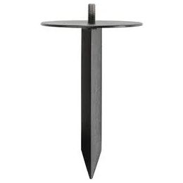 Bodenanker Evotec "PAUL", grau (schwarz, anthrazit), B:10cm T:10cm, Metall, Bodenanker, Leuchtenzubeh&ouml;r Erdspie&szlig;, Erdspie&szlig; - Ideal f&uuml;r unebenes Gel&auml;nde