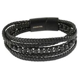Adelia&acute;s Armband ADELIA ́S "Herren Armband &ndash; Lederarmband aus Leder 21 cm", schwarz, Armb&auml;nder, Herren, 21cm, Leder, Armband, Eine sch&ouml;ne Geschenkidee f&uuml;r jeden Anlass