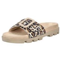 Pantolette Rohde "Rohde Pantoletten Veloursleder", Damen, Gr. 39, leinen, Veloursleder, Schuhe Pantolette